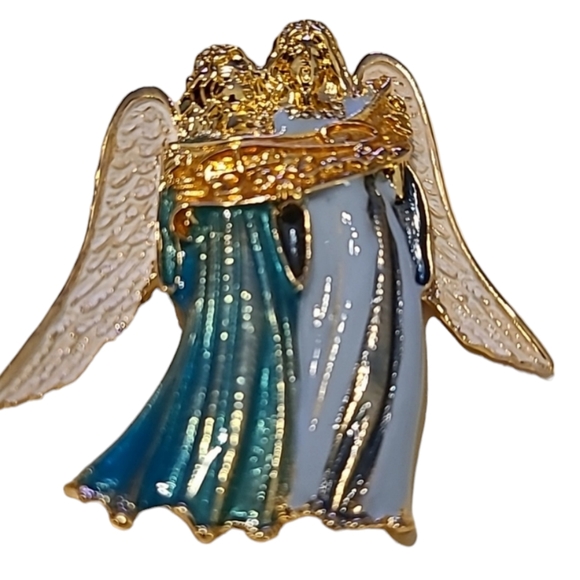 Napier | Jewelry | Napier Brand Holiday Angel Jewelry Pin Brooch | Poshmark